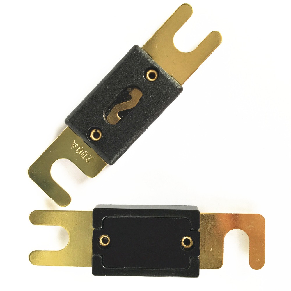 5PCSPack Golden Plated ANL Fuse Bolt-on Fusible Link Car Fuse Blade 80A ...