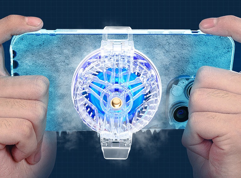 GT19 พัดลมมือถือ ใส่ขาตั้งกล้องได้ โปร่งใส สวยงาม พัดลมระบายความร้อนตอน ...