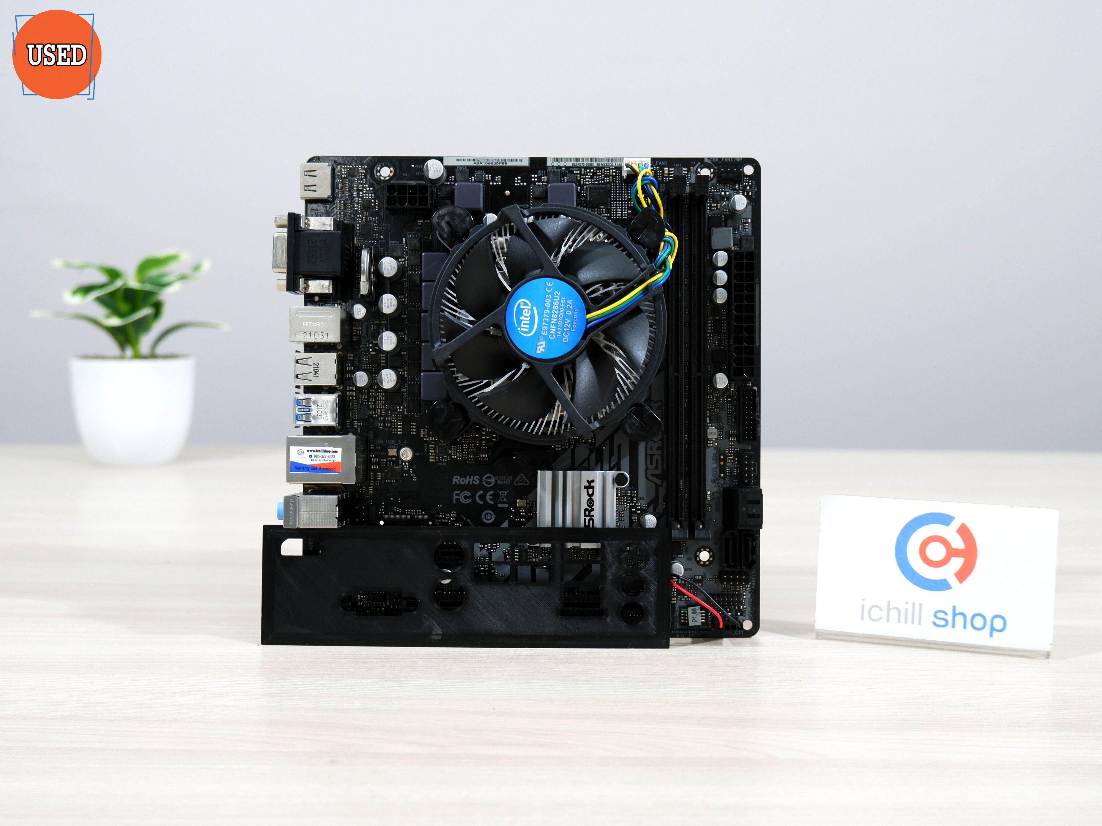 ชุดซีพียูพร้อมเมนบอร์ด CPU INTEL CORE I3-10100 MB ASROCK H510 M-HVS ...