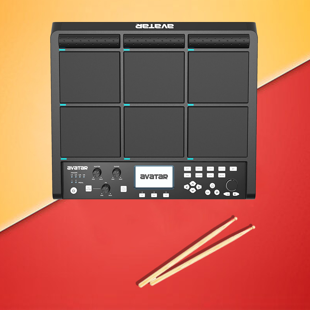 Avatar PD708 Sampler Pad กลองไฟฟ้า Avatar กลองแพดไฟฟ้า PD 708 ฟรีไม้ ...