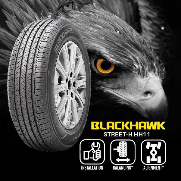 BLACKHAWK STREET-H รุ่น HH11 ขนาด 22550 R17 จำนวน 1 เส้น - Donut Tire - ThaiPick