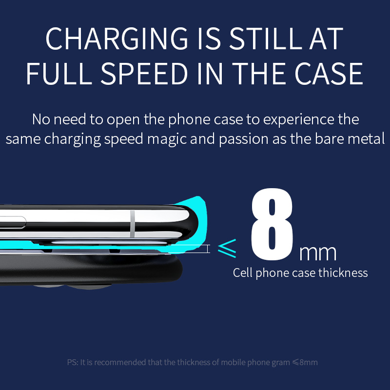 Basikeได้รับ2-3วัน15วัตต์ที่ชาร์จไร้สาย wireless charger ชาร์จแบตไร้สาย ที่ชาจไร้สาย iphone Qi ...