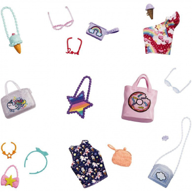 Barbie Accessory Assortment, อุปกรณ์ เครื่องตกแต่ง ตุ๊กตาบาร์บี้ 1 ชิ้น ...