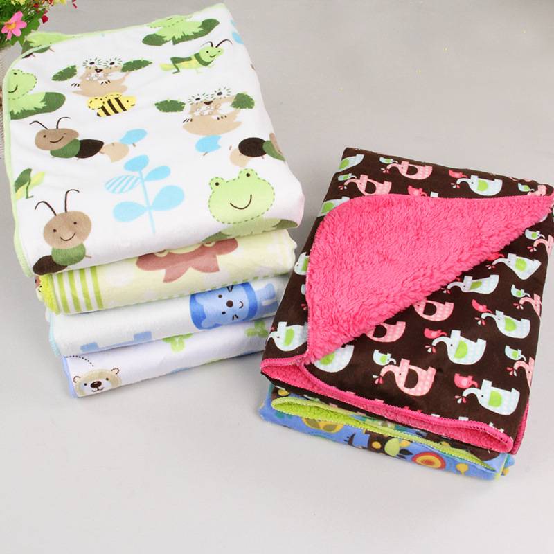 C007 ผ้าห่มนาโนขนแกะ กันไรฝุ่น ขนาด 75x100 cm. ผ้าห่มเด็ก สำหรับเด็ก ...