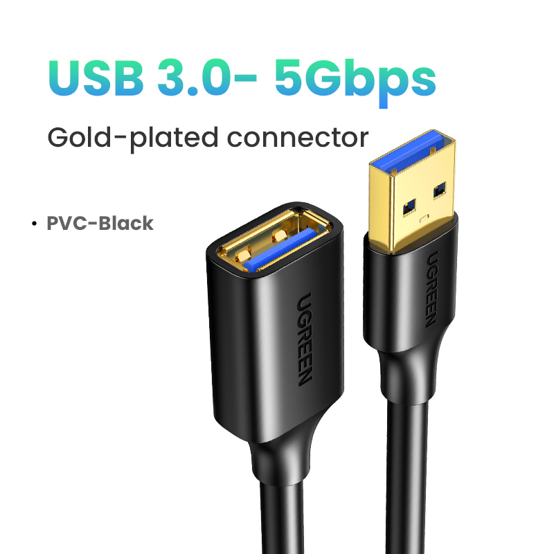 UGREEN USB 3.0 USB Male to Female USB Data Cable USB 3.0 Extender for ...