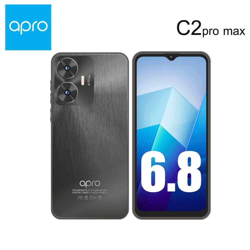 Apro รุ่น C2 PROMAX สมาร์ทโฟน หน้าจอ 6.8นิ้ว สแกนใบหน้า ใช้เป๋าตังได้ ใช้ธนาคารได้ ประกันศูนย์ ...