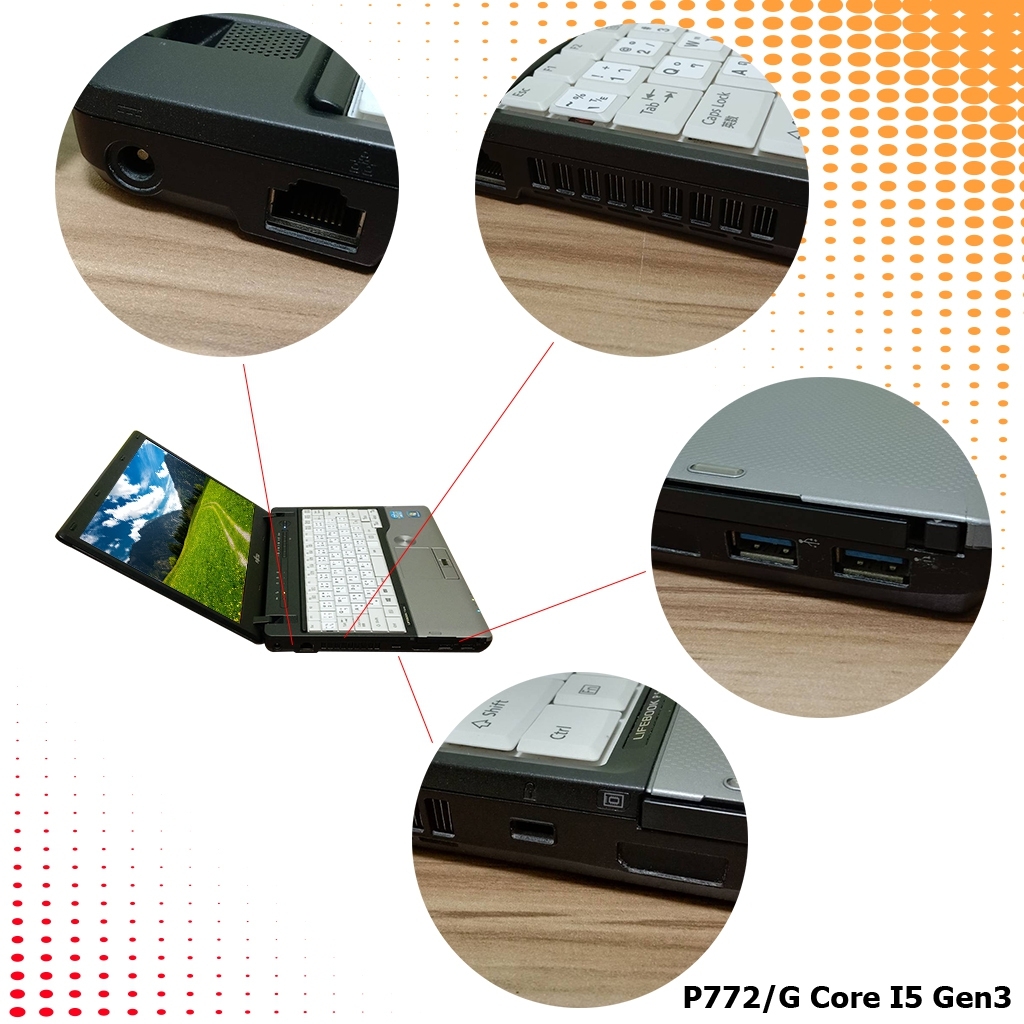 โน๊ตบุ๊คมือสอง Notebook Fujitsu P772/G Core i5-3340M Ram4GB ทำงานออฟฟิต ...