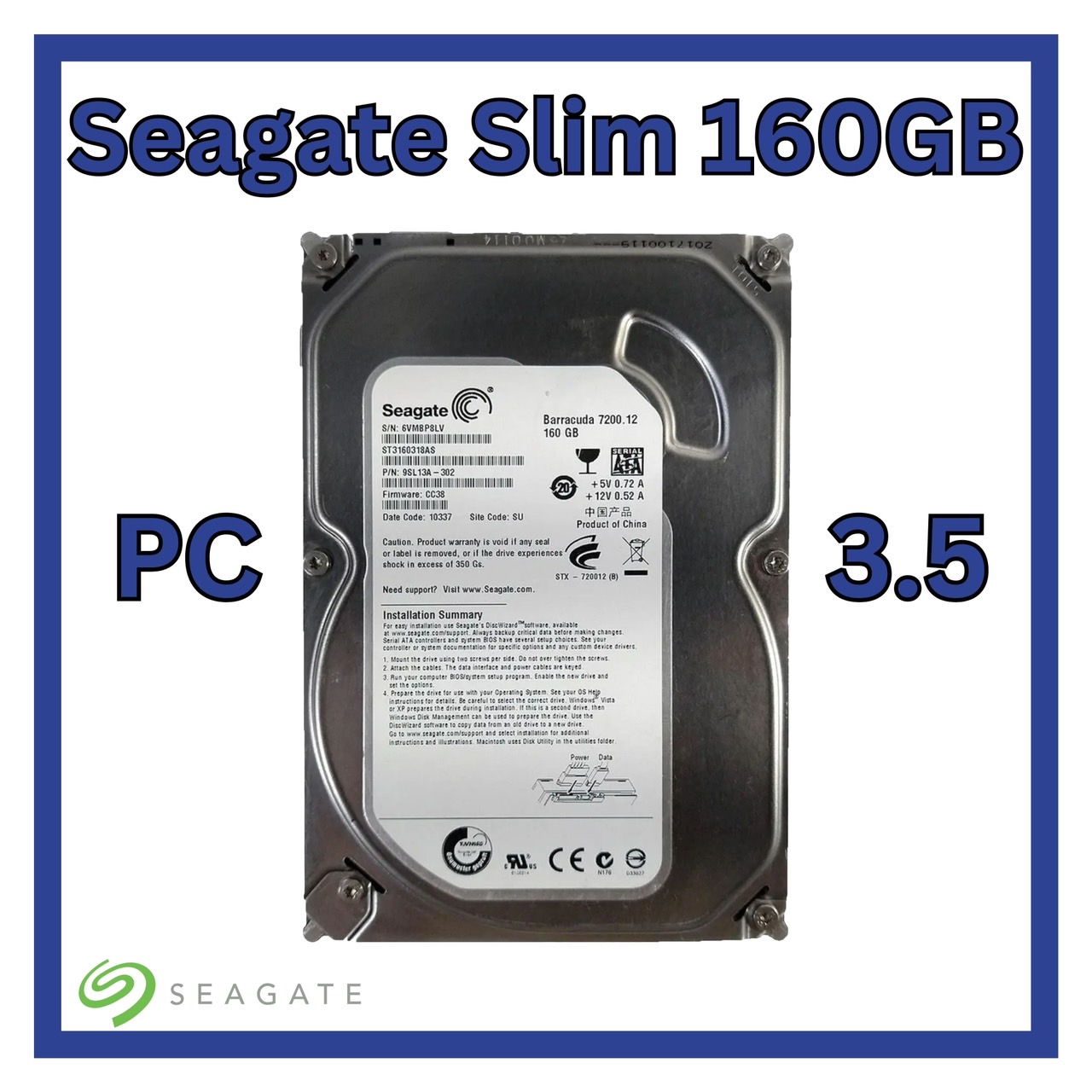 hdd pc hdd 3.5 ฮาร์ทดิสก์ 3.5 ราคาประหยัด ใว้ปิดงาน หรือใส่วงจรปิด เก็บข้อมูล 250g 320g 500g 1tb ...