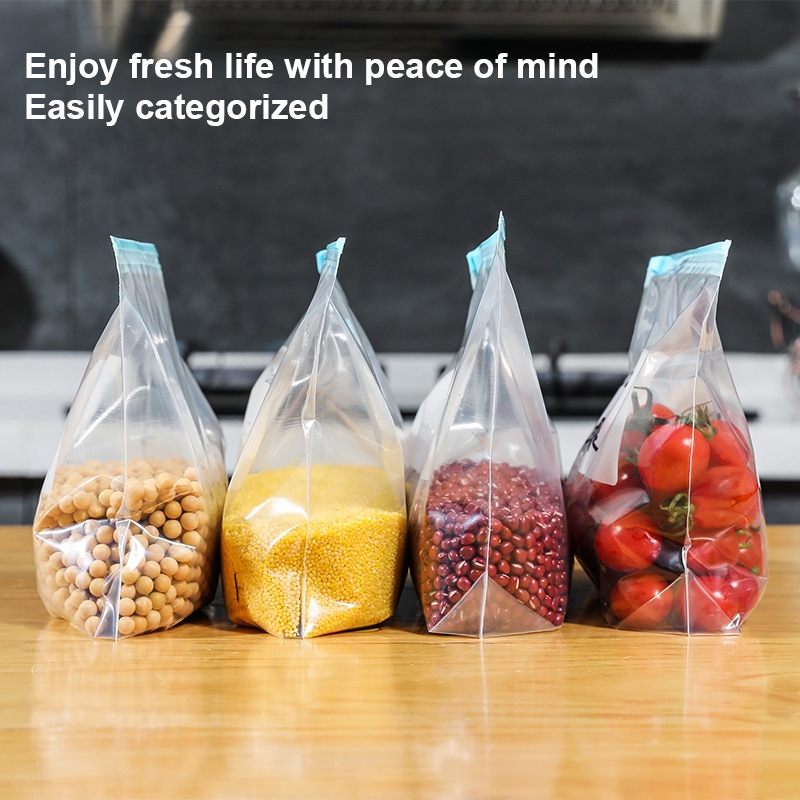 Zip Lock Bags Packing Storage Reusable Food Silicone Preservation ...