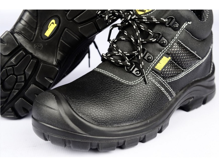 Yamadaglobal รองเท้าเซฟตี้ รองเท้าเซฟตี้หนังแท้หุ้มข้อหัวเหล็ก รุ่น CMS2 YAMADA ผลิตจากหนังแท้ ...