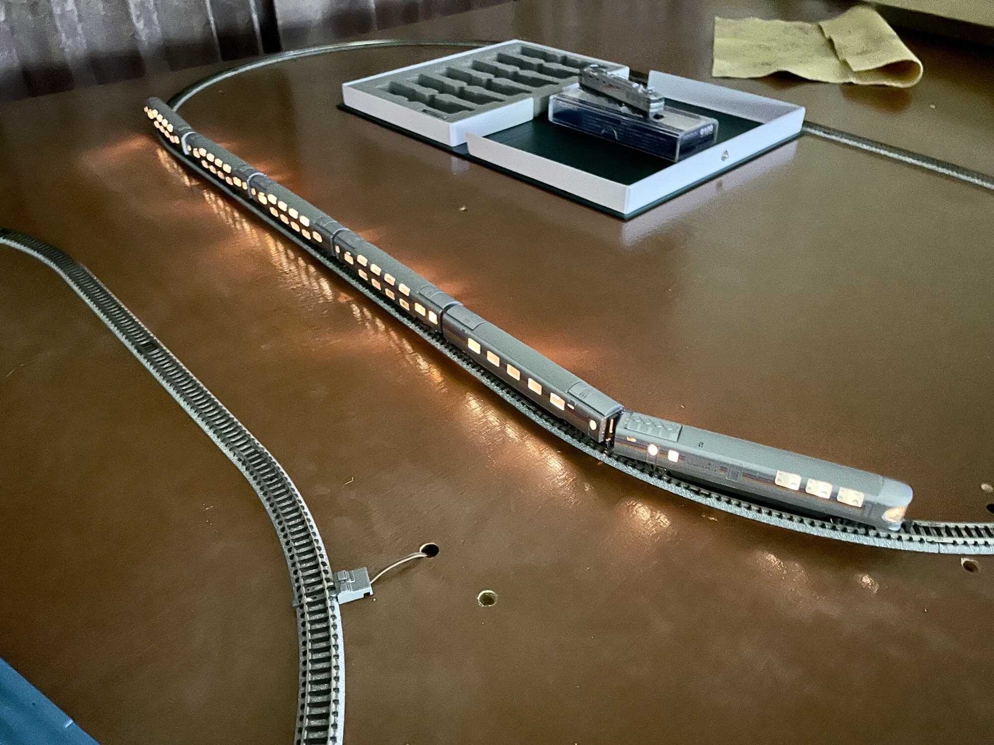 N Tomix 92253 Cassiopeia E26 Series EF510-500 Locomotive Kato New LED Sleeping Cars set of 6 ...