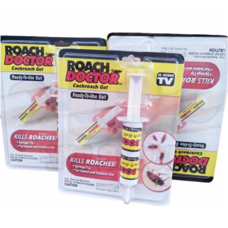 เจลกำจัดแมลงสาบ roach doctor เจลฆ่าแมลงสาบ ขนาด 30g ยาฆ่าแมลงสาบ ยากำจัดแมลงสาบ เจลกำจัดมด แมลง ...