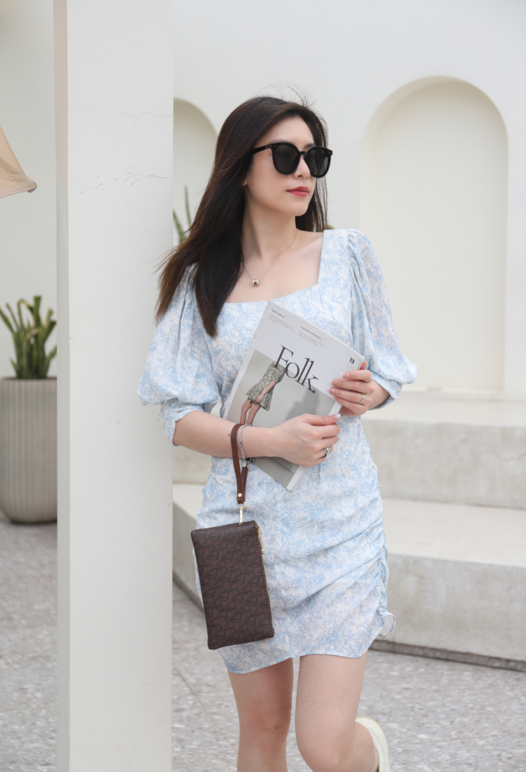 พร้อมส่ง กระเป๋าสะพายไหล่/สะพายข้าง แฟชั่น ผู้หญิง STARCATE-S202 กระเป๋าสตางค์ใบยาว หนังPU ช่อง ...