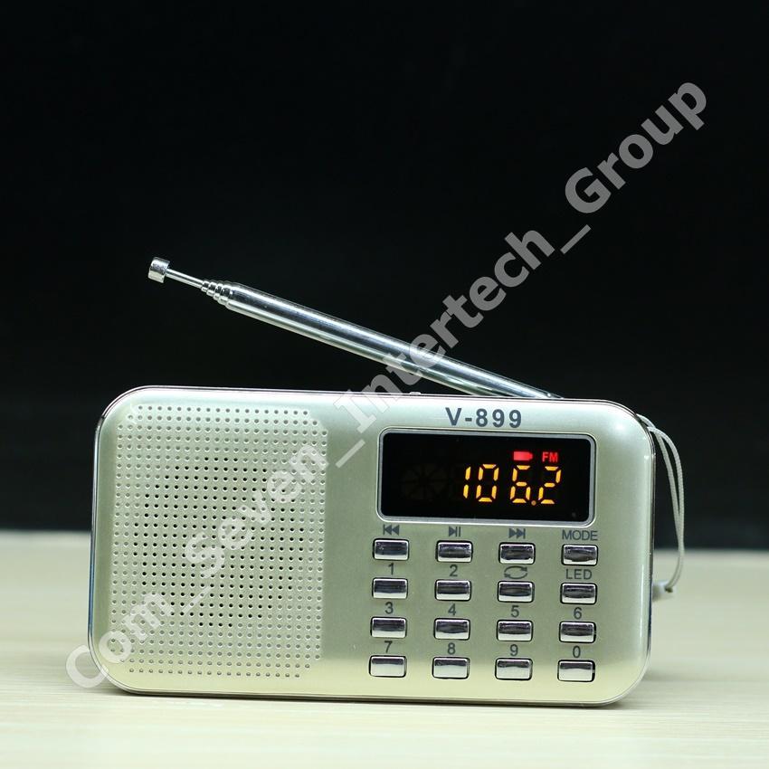 ลำโพงวิทยุพกพา ลำโพง Mp3 อ่านUSBได้อ่านMicro SD Cardได้ รุ่น V-899 - Com_Seven_Intertech_Group ...