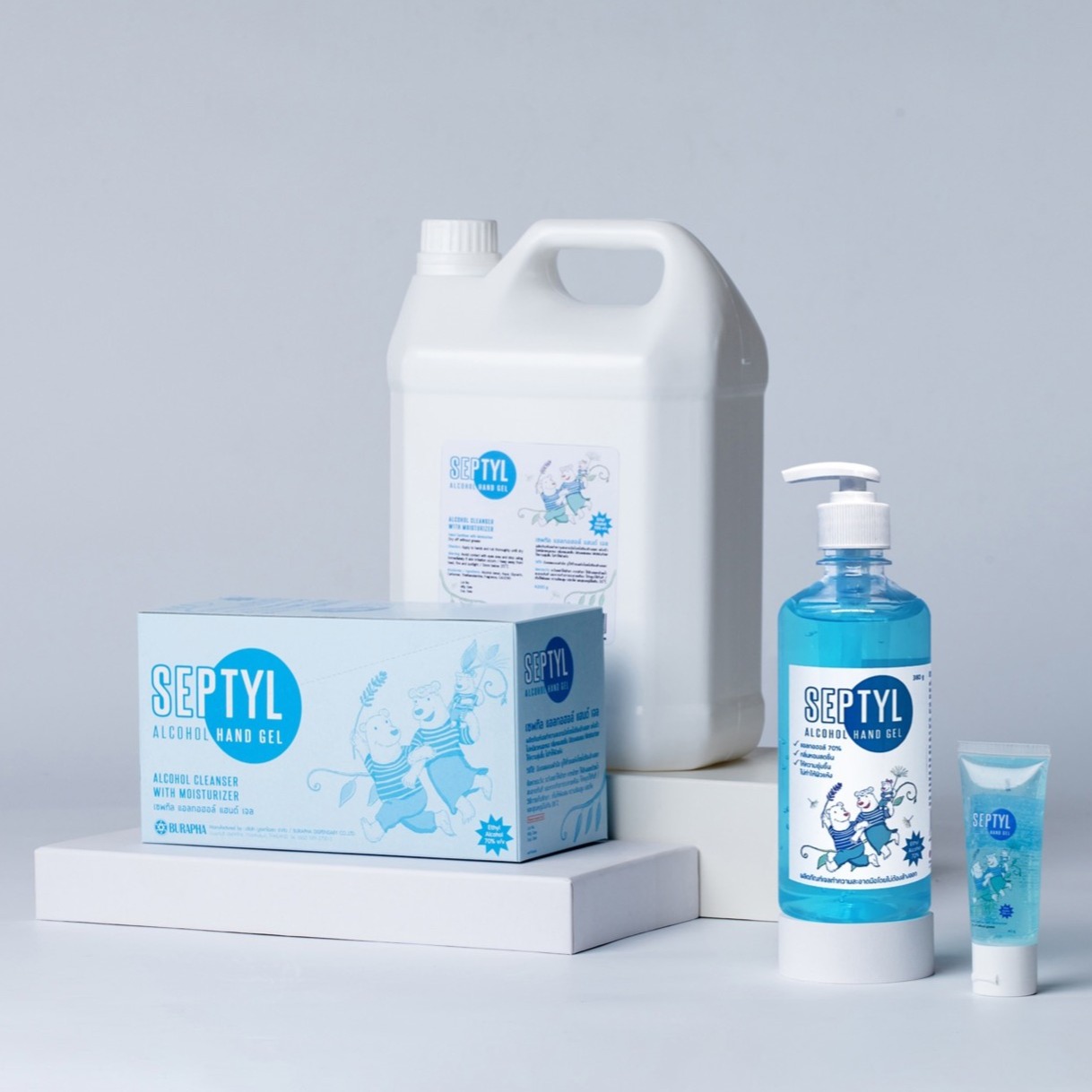 แอลกอฮอล์เจล 70 Septyl Alcohol Hand Gel 4200 g Food grade - Healthy ...