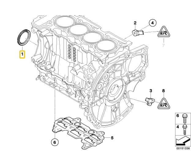Mini Cooper ซีลข้อเหวี่ยง ตัวหน้า หรือ ตัวหลัง R56 -R59, R60, R61 ...