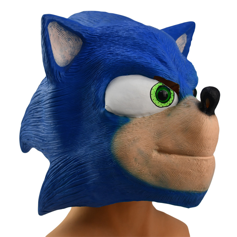WAYLIKE Halloween Sonic Mask Adult Party Costume Mask Horror Carnival ...
