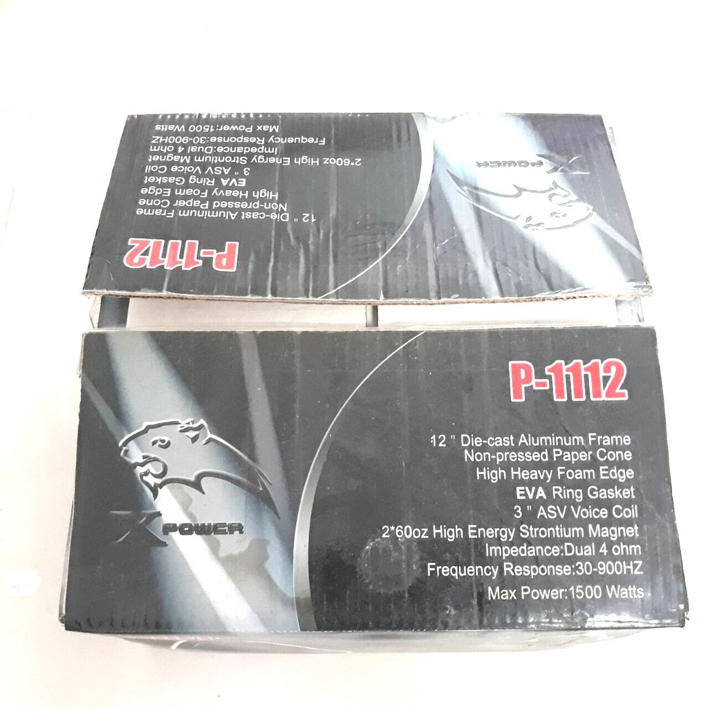 X POWER P-1112 ดอกซับ-1ดอก-ซับ12นิ้ว-ซับวูฟเฟอร์-ลำโพงรถยนต์-วอยซ์คู่ ...