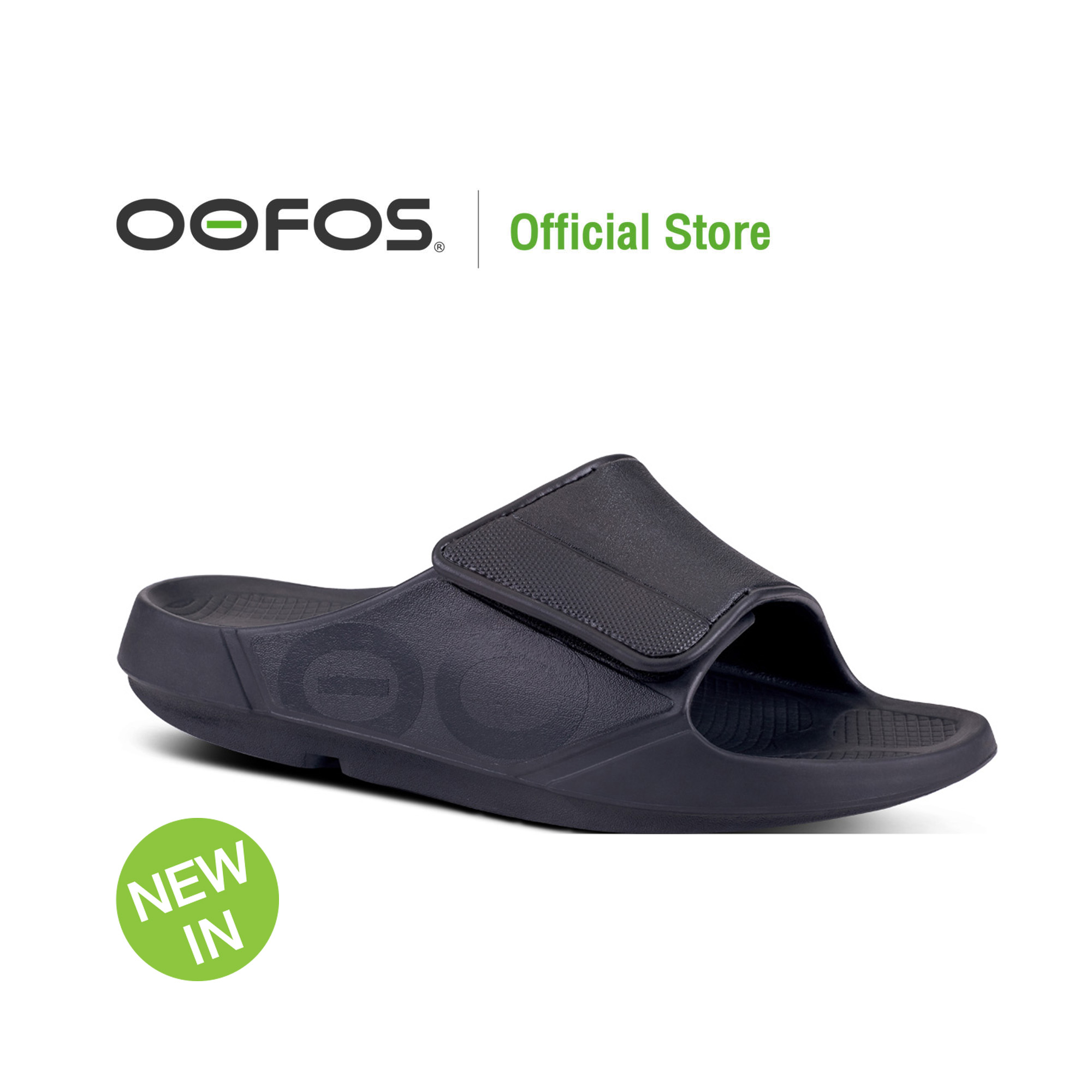 OOFOS Recovery Footwear รุ่น OOahh Sport Flex Matte Black (สีดำด้าน)-Unisex - OOFOS OFFICIAL ...