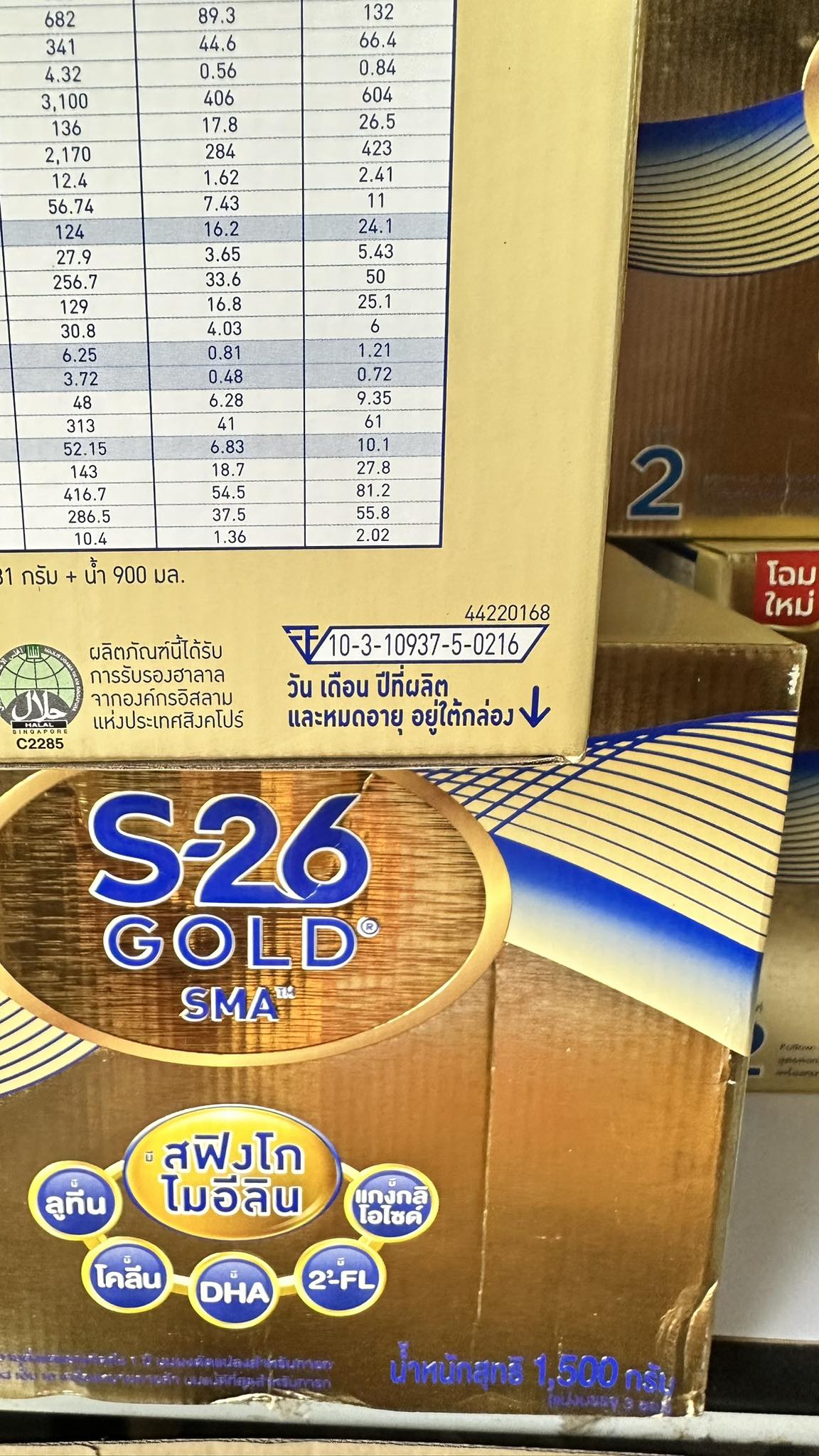 S-26 Gold SMA Formula 1 and Formula 2 infant formula milk powder 1500g. ( เอส-26 โกลด์ เอสเอ็มเอ ...