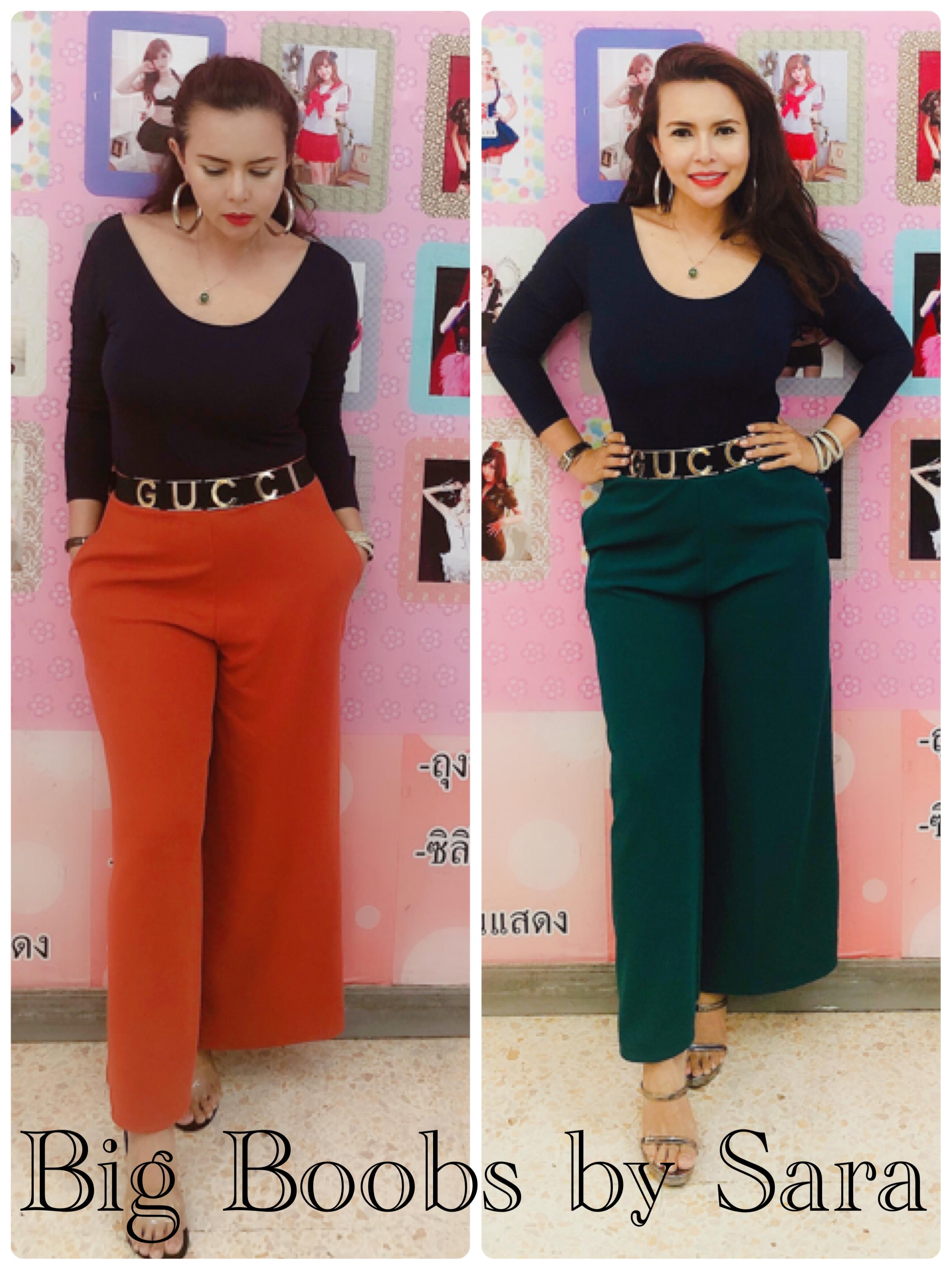 Woman Pants plus size frabic wool wave - busaraplussize - ThaiPick
