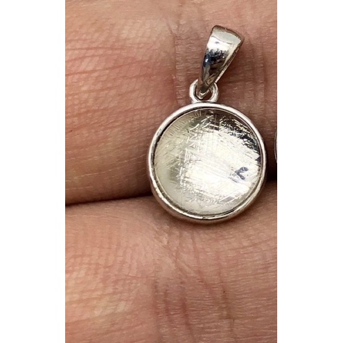1 Pc Genuine Gibeon Meteorite 925 Silver Pendent- Genuine Meteorite ...
