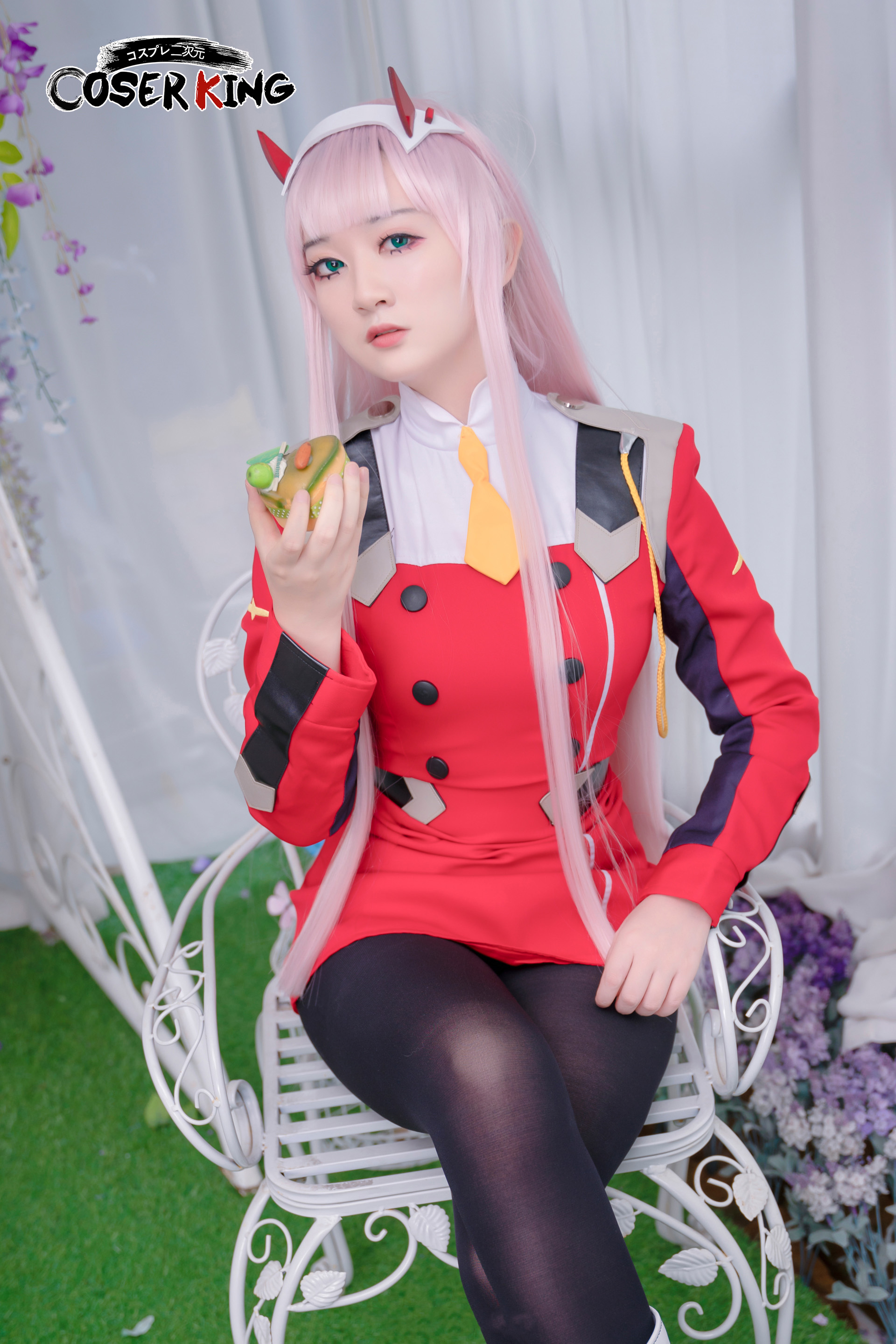 LXYH- COSER KING Anime DARLING in the FRANXX 02 Zero Two เครื่องแต่งกาย ...