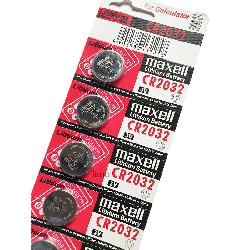 ถ่านกระดุม CR2032 maxell Lithium Battery 3V Made in Japan ถ่านกล้อง ...