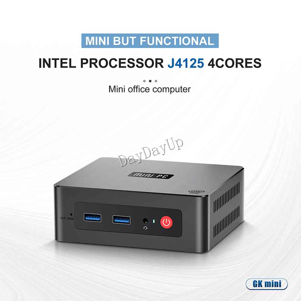 MINI PC Intel Celeron J4125 Windows 10 MINI PC DDR4 RAM 8GB SSD 256GB ...