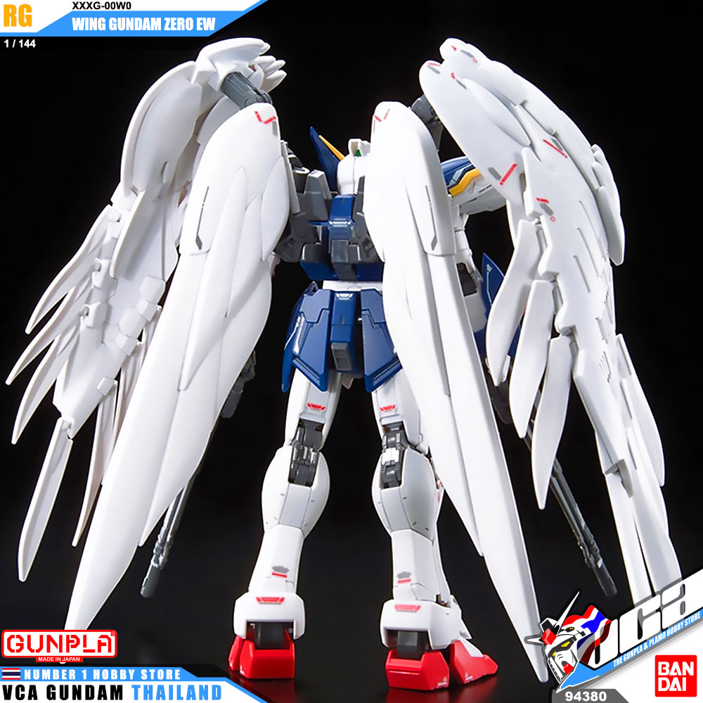 BANDAI GUNPLA REAL GRADE RG 1/144 WING GUNDAM ZERO EW โมเดล กันดั้ม กัน ...