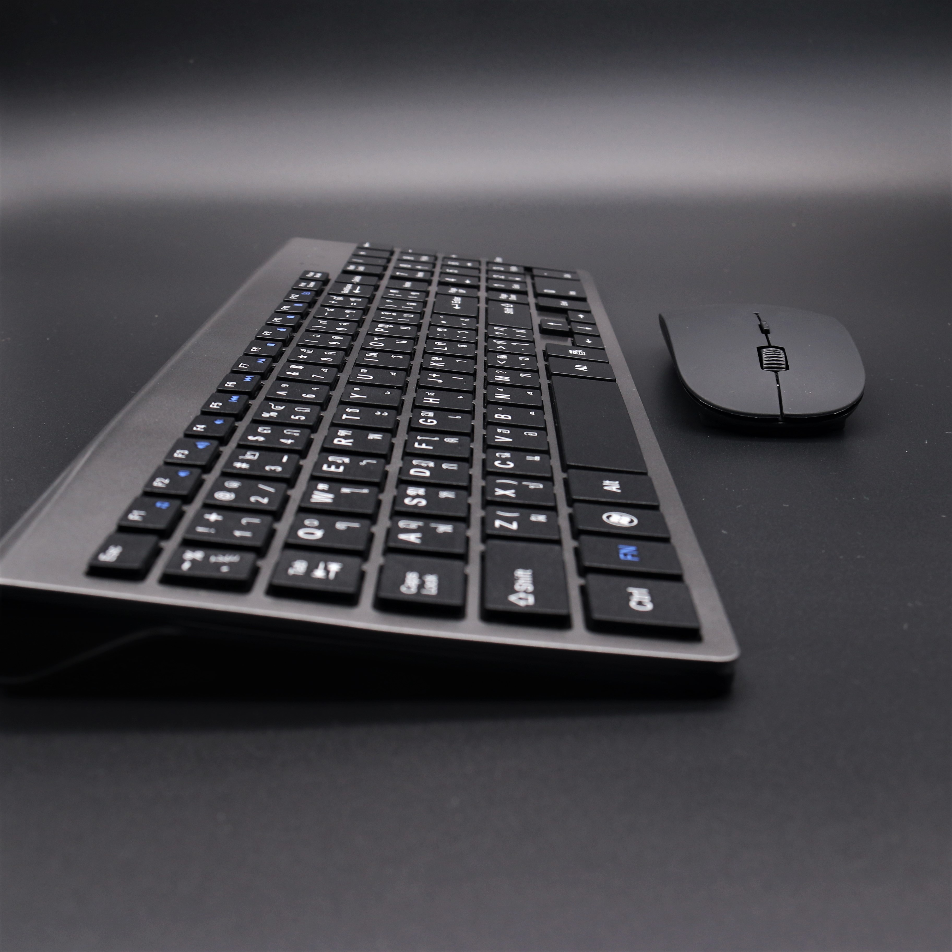 Wireless Office Keyboard ชุดเมาส์ คีย์บอร์ด ไร้สาย (สีขาว สีดํา) แป้น ...
