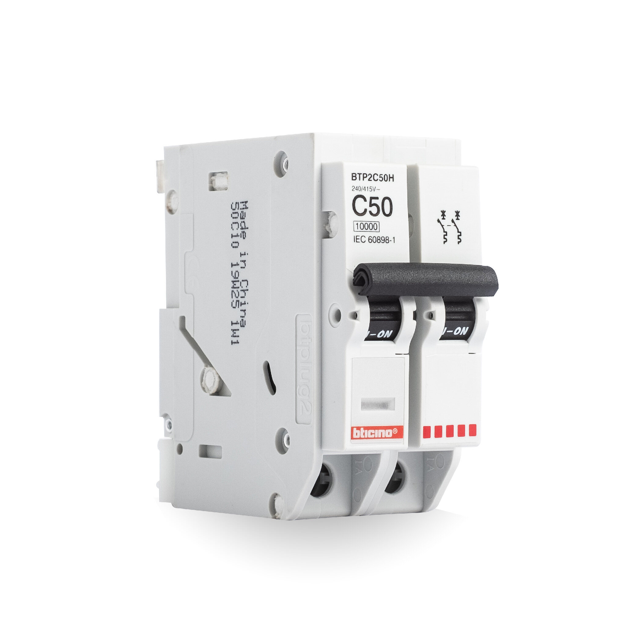 BTicino BTplug2 2P 50A 10kA เมนเบรกเกอร์ 2 Pole ขนาด 50 แอมป์ รุ่น ...