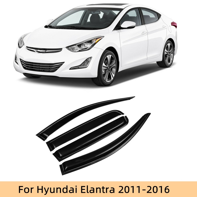 For Hyundai Elantra 2011 2012 2013 2014 2015 2016 Window Visor ...