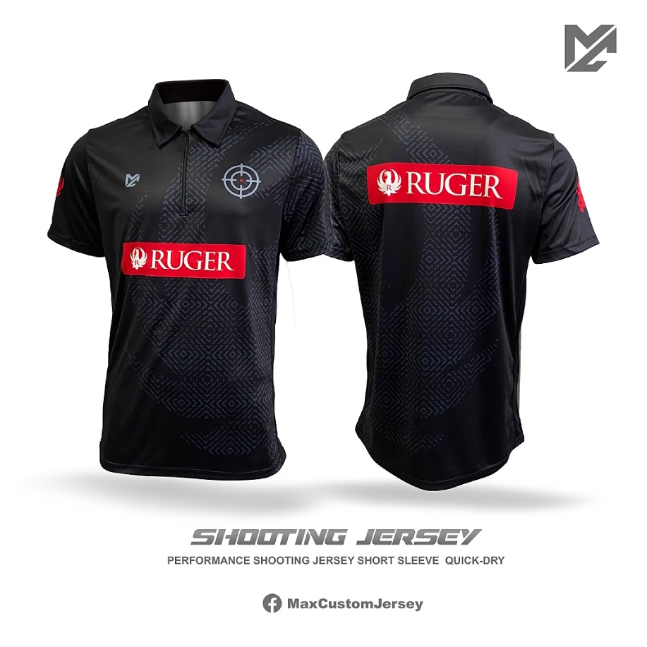 Max Custom Jersey เสื้อยิงปืนแบบใหม่ RUGER | Lazada.co.th