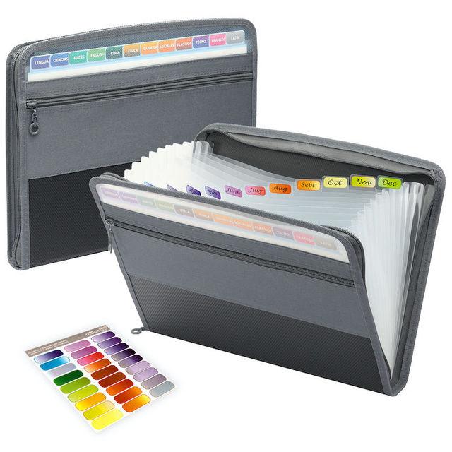 A4 Multi layer Expanding Organ Bag Folders For Documents Organizer ...