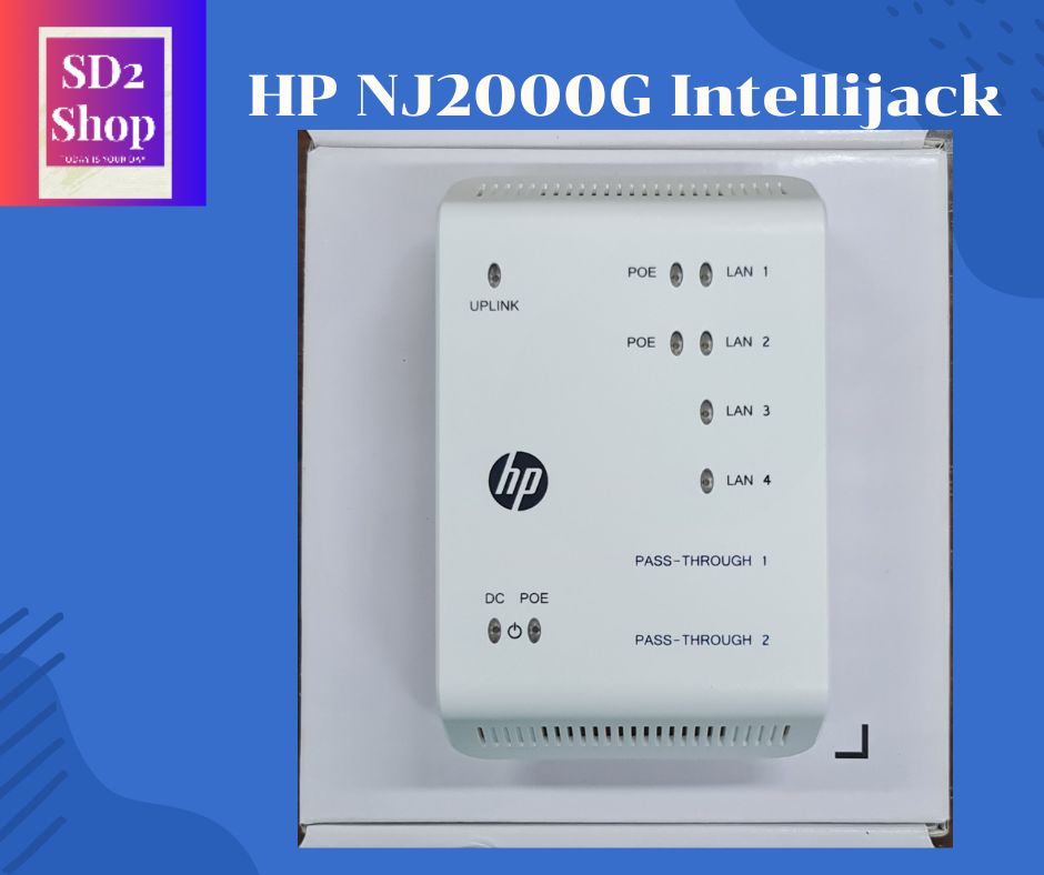 HP 3com NJ2000G IntelliJack Switch PoE Managed 7 Port Gigabit - JD057A ...