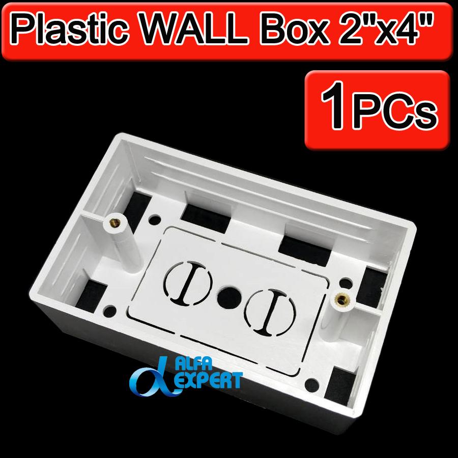 LINK Box ลอย Plastic WALL BOX 2" X 4" (ลึก 38 mm) รุ่น US-2015WH / US ...