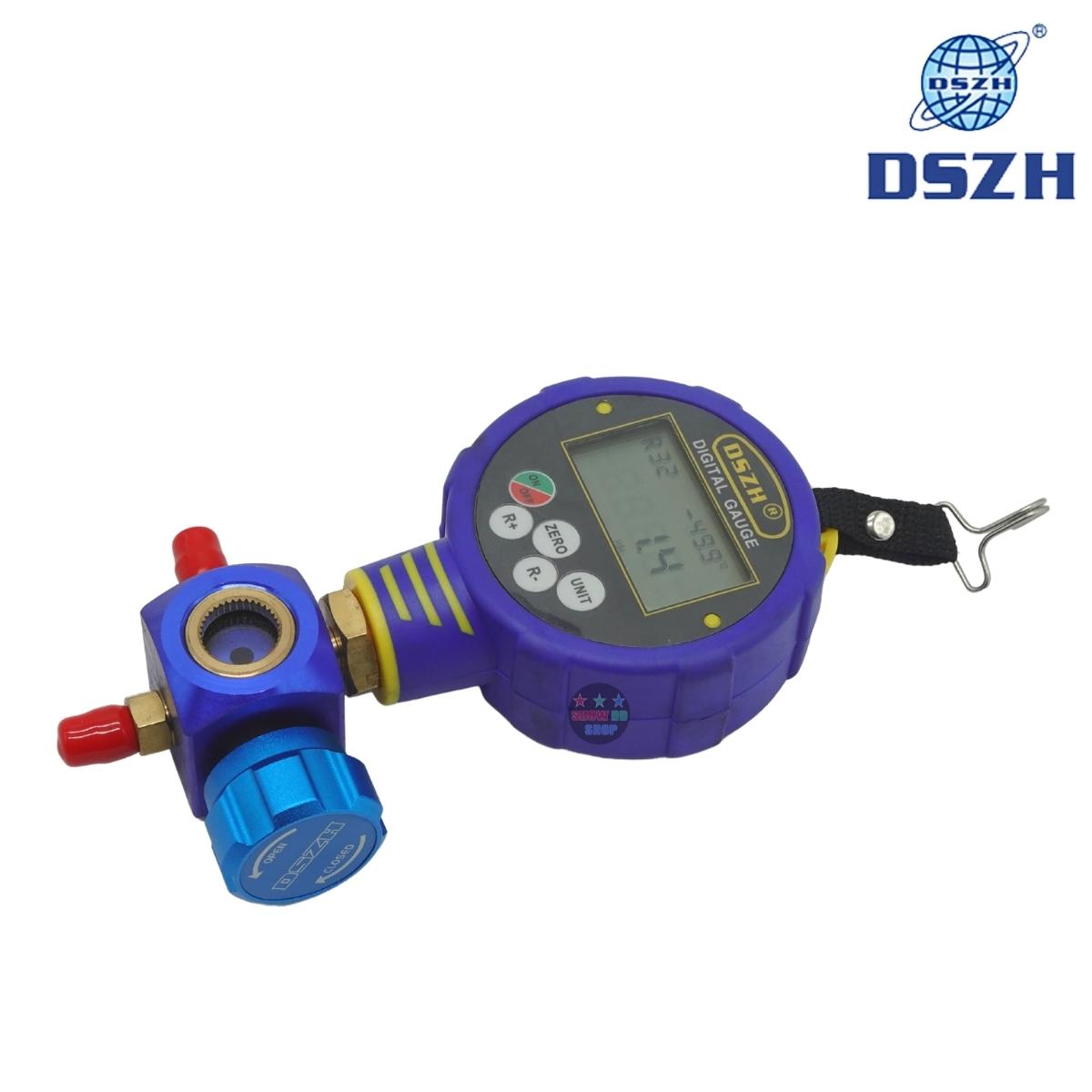 เกจ์ดิจิตอล DSZH WK-6881 อิเล็กทรอนิกส์ จอแสดงผลแบบดิจิตอลจ เครื่องวัดน้ำยาแอร์ วัดได้ทุกน้ำยา ...