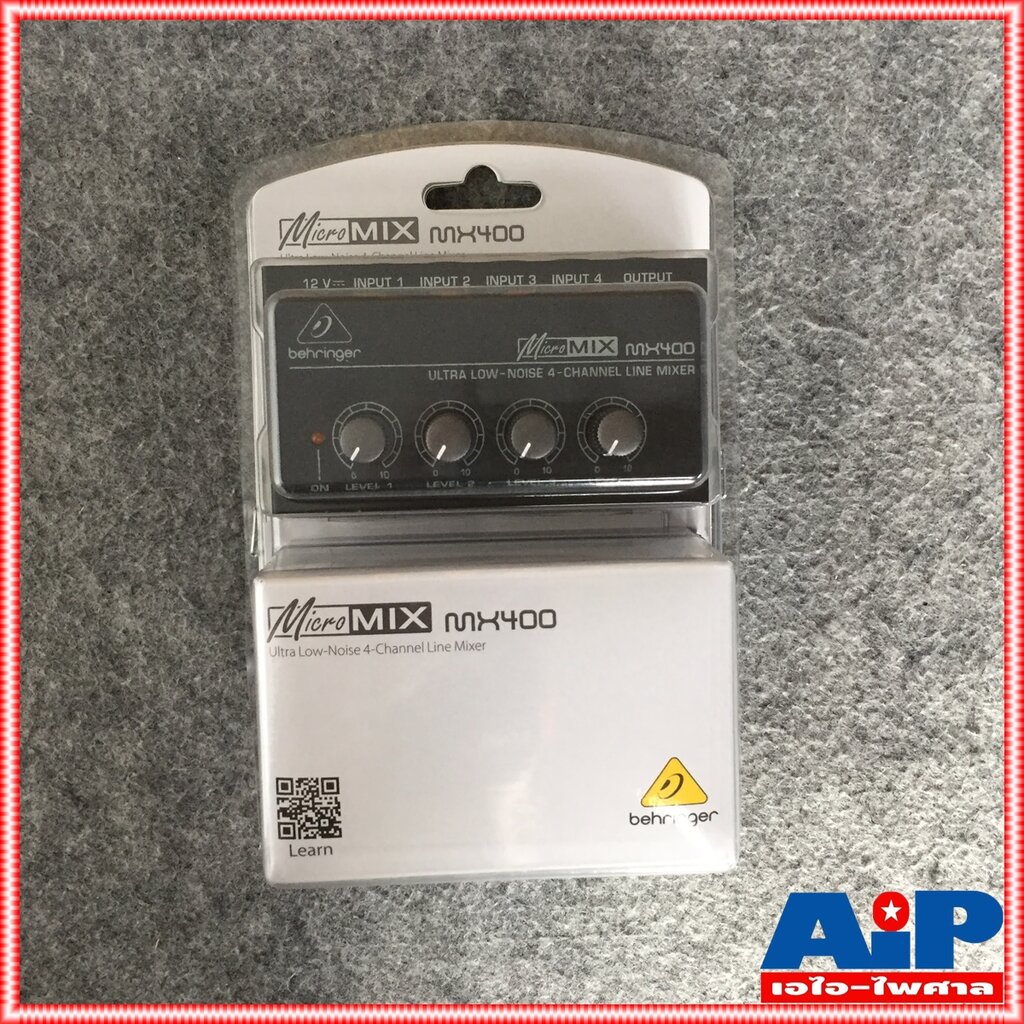 BEHRINGER MX-400 Micro Mixer มิกเซอร์ขนาดเล็กแบบ 4 ชาแนล MX 400 MX 400 ...