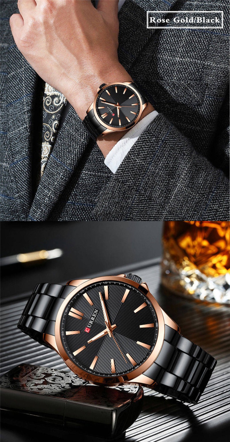 CURREN Men Watch Top Brand Luxury Waterproof Military Army Male Clock ...