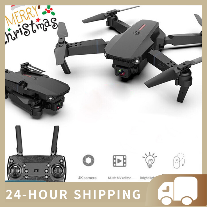 E58 WIFI FPV พร้อมมุมกว้าง กล้องโหมดถือความสูงแขนพับได้ HD 4K RC Quadcopter Drone X Pro RTF ...