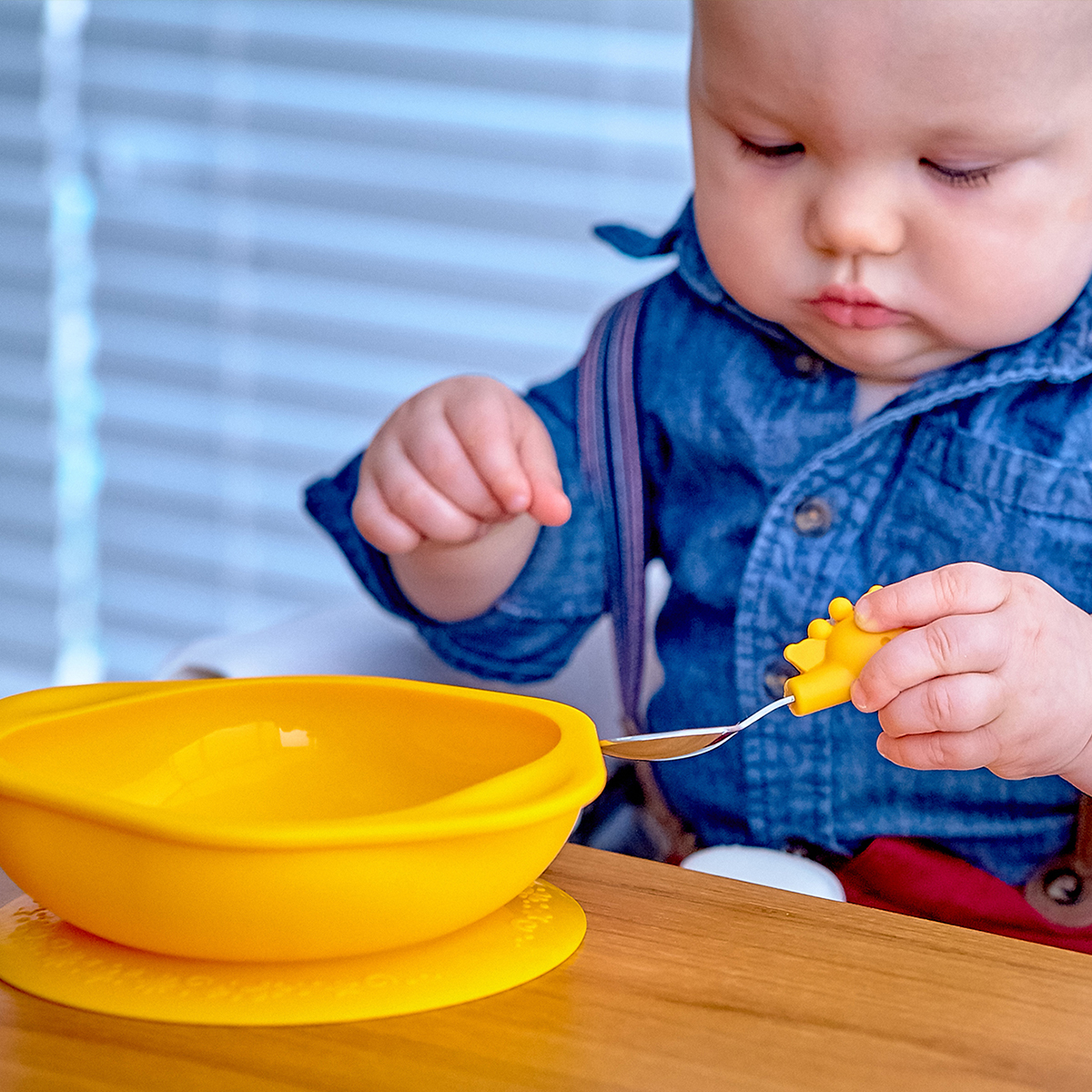 Toddler Mealtime Set เซ็ตชามก้นดูดและช้อนส้อมมาร์คัสแอนด์มาร์คัสสำหรับ ...