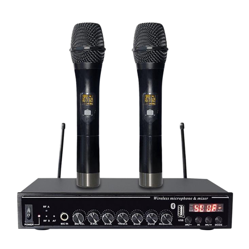 Wireless Bluetooth U Segment Microphone One for Two Reverberation ...