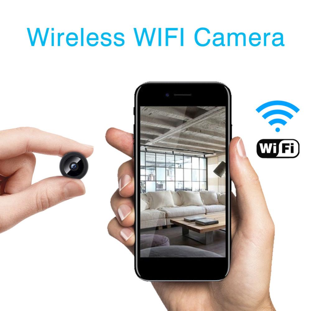 จัดส่งฟรี กล้องขนาดเล็ก 1080P HD Motion Sensor Home WiFi IP Camera Home ...