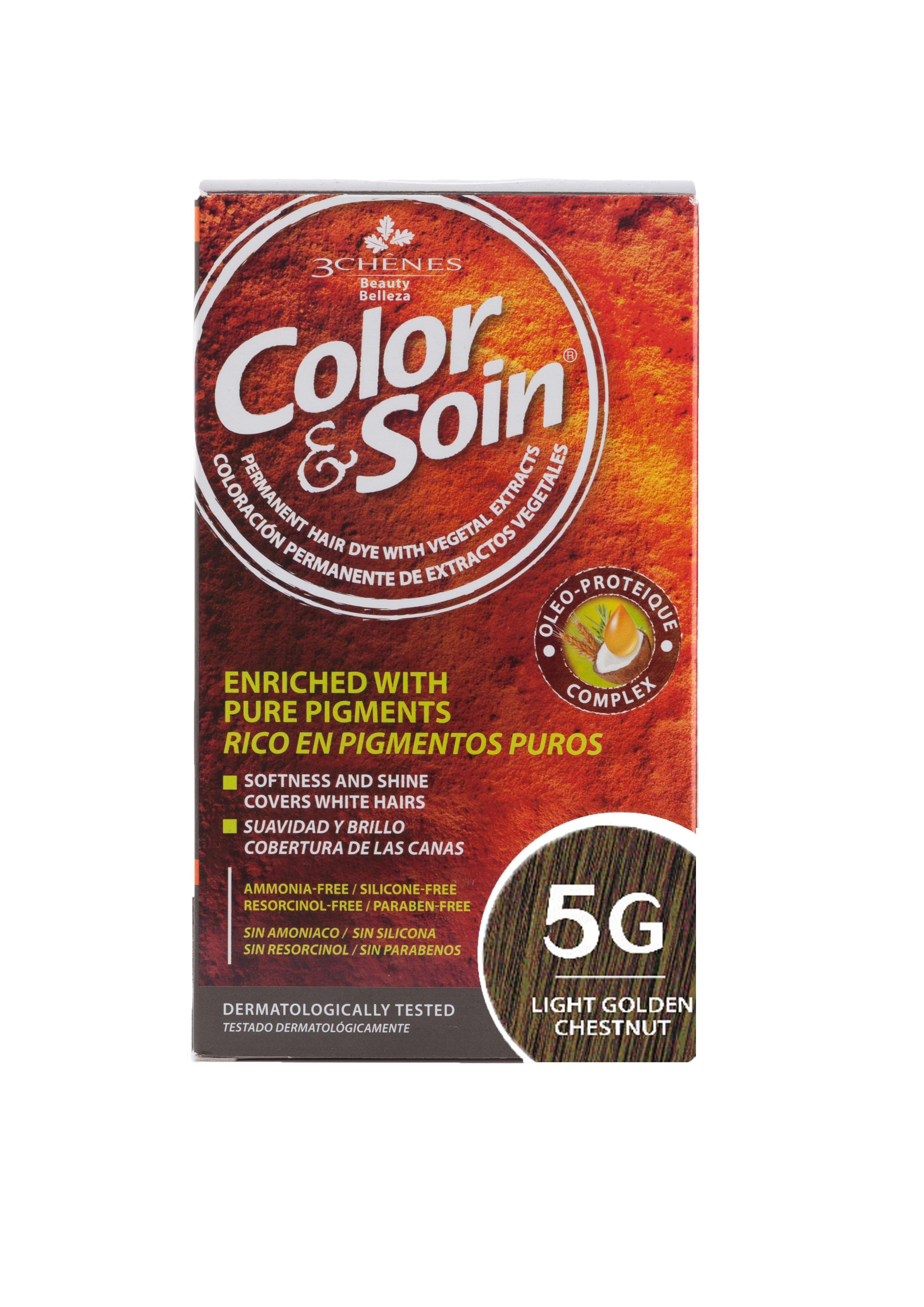 Color&Soin ผลิตภัณฑ์เปลี่ยนสีผมคัลเลอร์ แอนด์ซัว สี 5G Light Golden ...