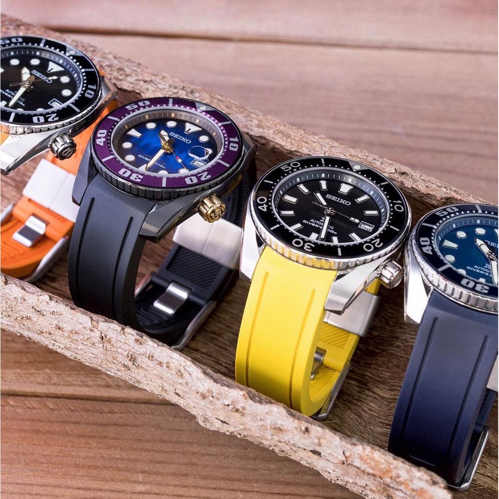 สายนาฬิกา Crafter Blue สำหรับ Seiko รุ่น Sumo - BruceLee - ThaiPick