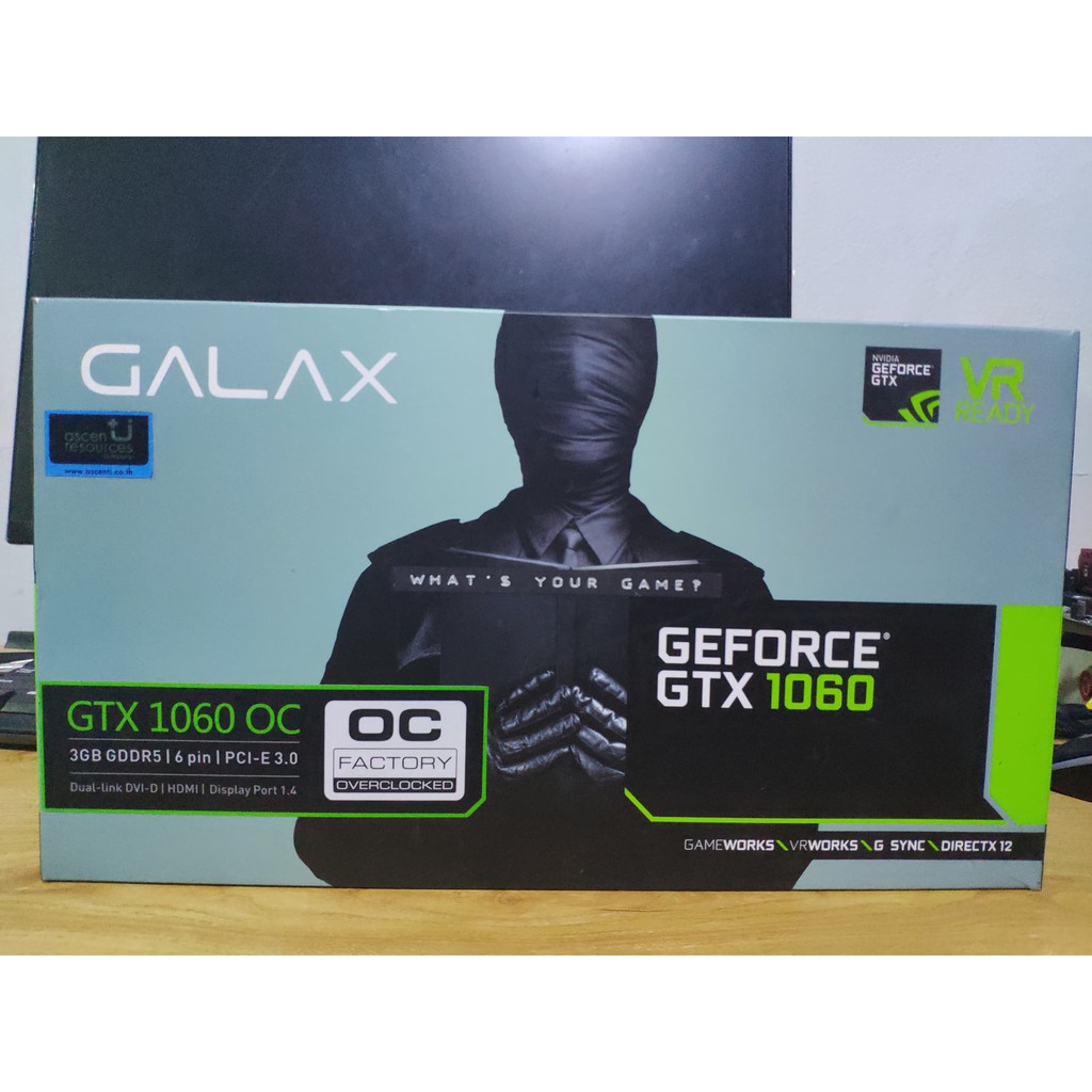 GALAX OC GEFORCE GTX 1060 3G - QOMM - ThaiPick