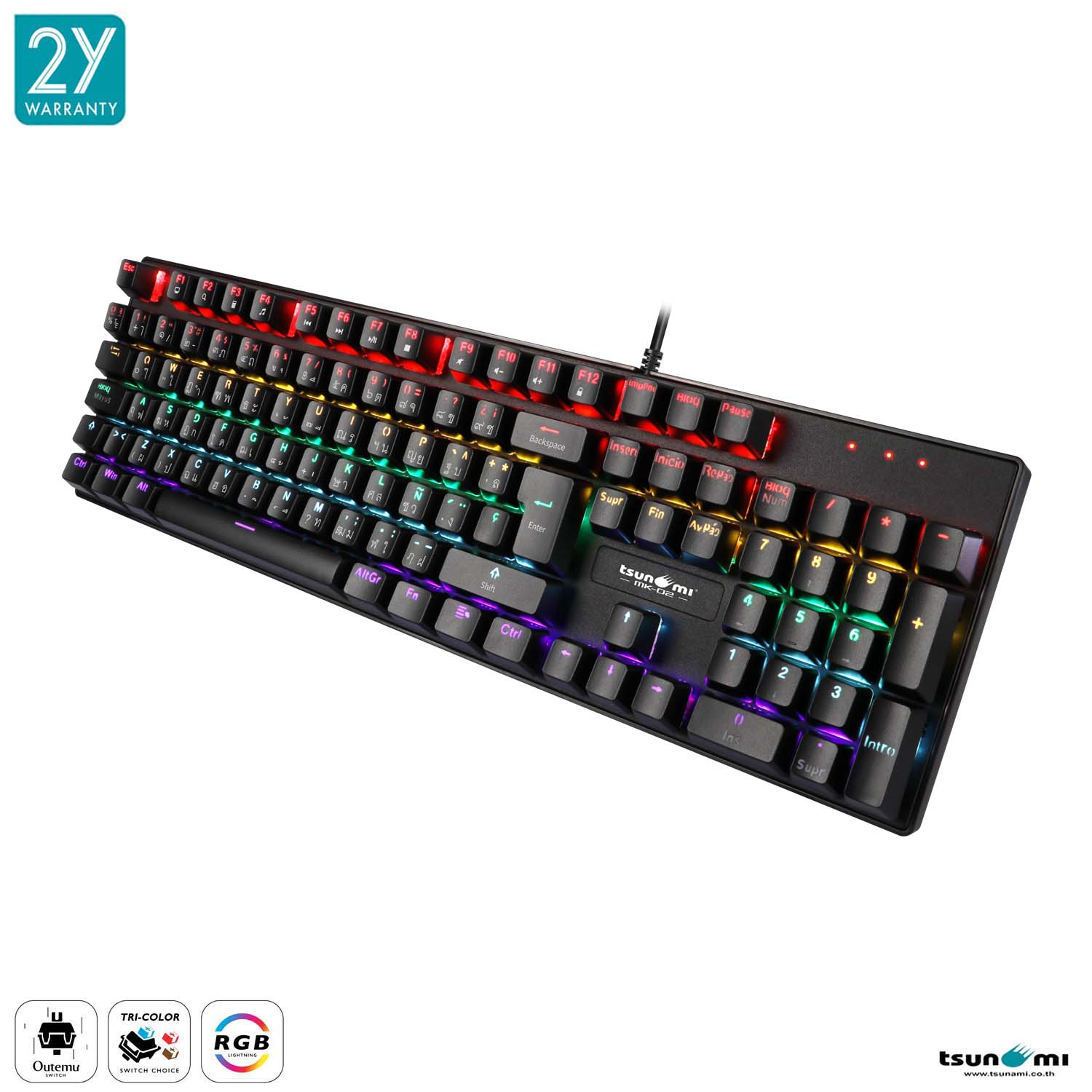 iHAVECPU KEYBOARD TSUNAMI OUTEMU MK-02 MECHANICAL SKU-140105 - IHAVECPU ...