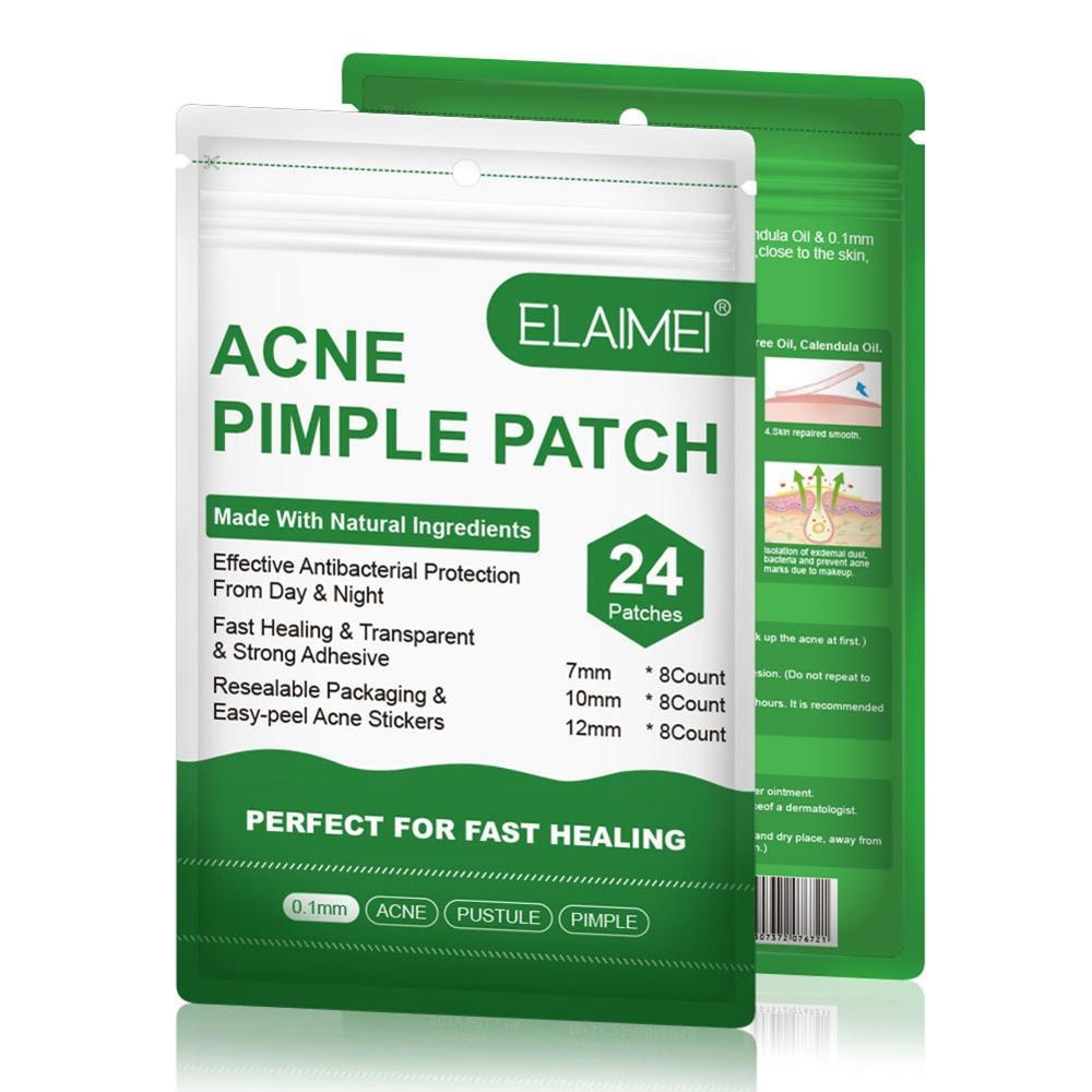 (แท้) Tea Tree Acne Pimple Patch Hydrocolloid Waterproof Clear Pimple ...