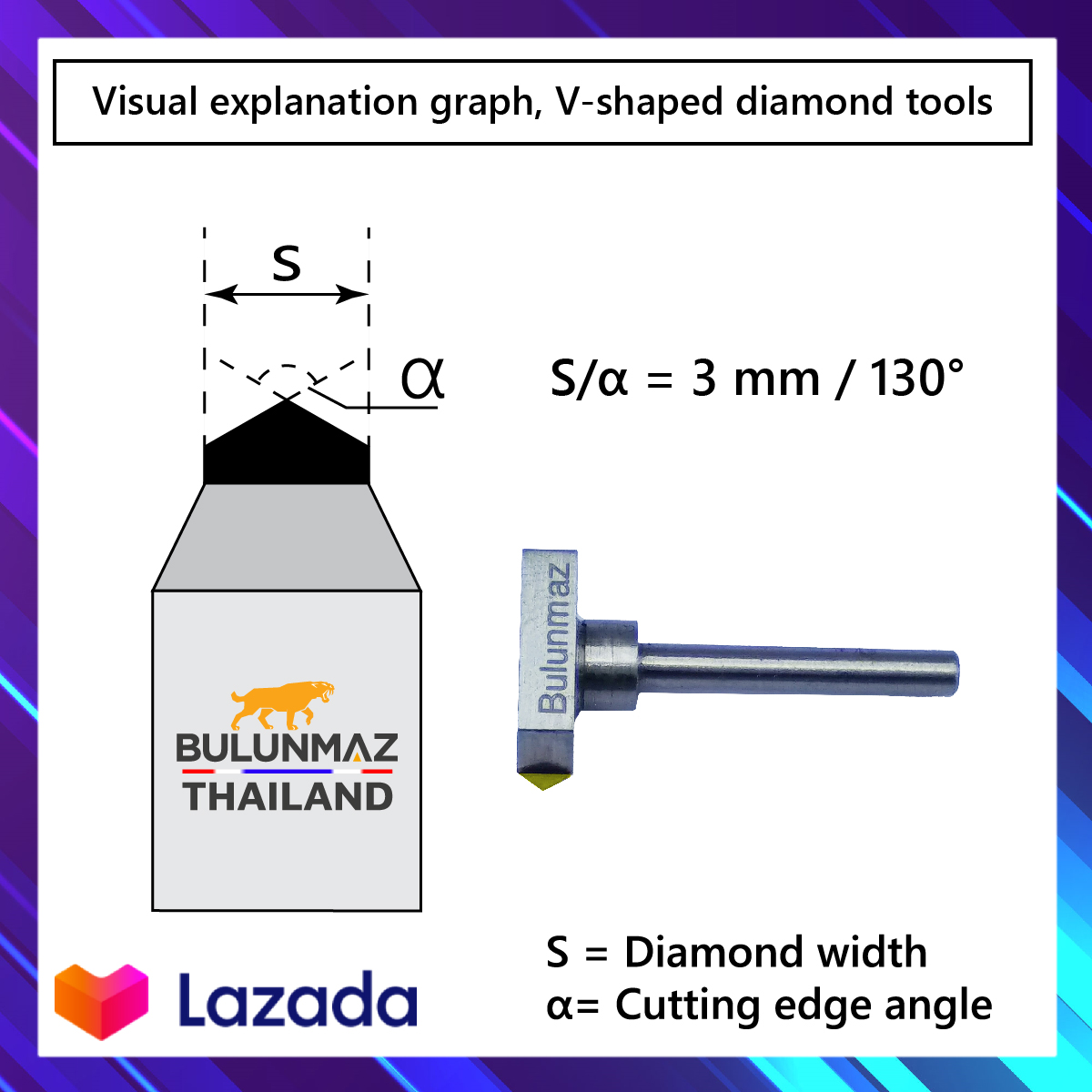Bulunmaz Hammer Head Flywheel diamond cutting tool, for high speed ...